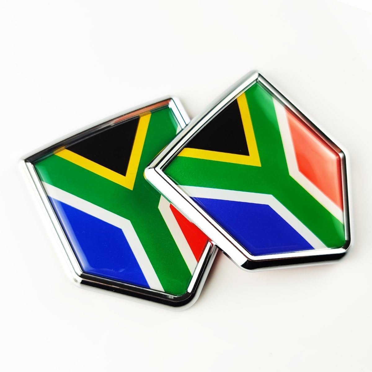 Amazon.com: Newperlite South Africa Flag Decal Sticker Car Emblem South ...