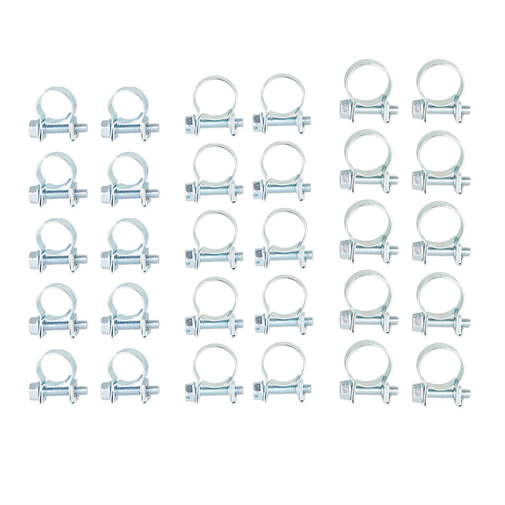 Snapklik.com : Findmall 30 Pcs 1/4", 5/16", 3/8" Stainless Steel Fuel ...