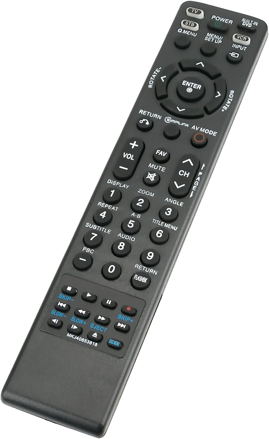 Amazon.com: New MKJ40653818 Replace Remote Control fit for LG TV/DVD ...