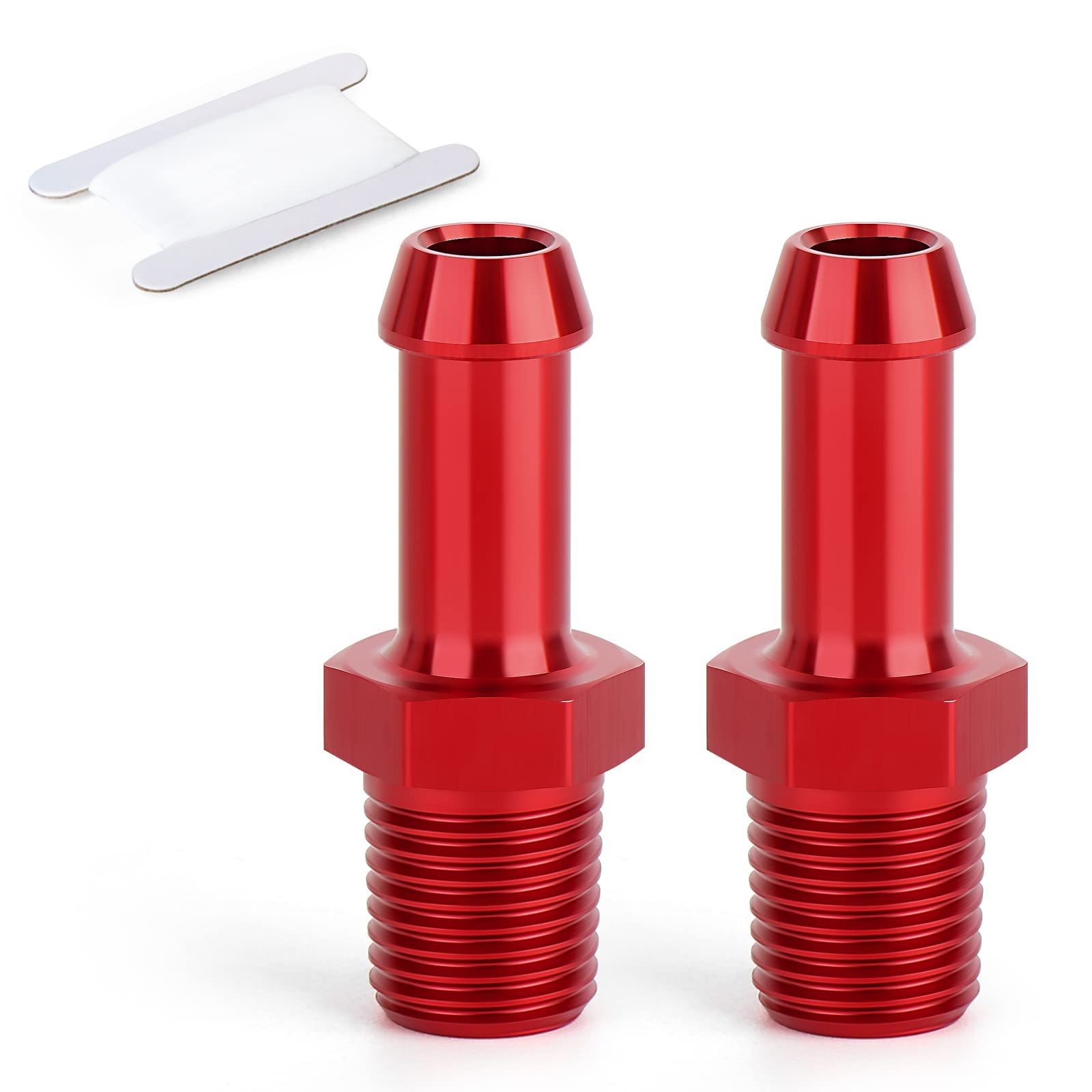 Snapklik.com : 2PCS 1/2" NPT Male To 5/8" Barb Hose Fitting Fuel Line ...