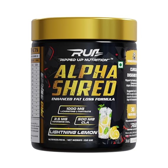 Ripped Up Nutrition Alpha Shred - Pro Series, Fat Burning Powder ...