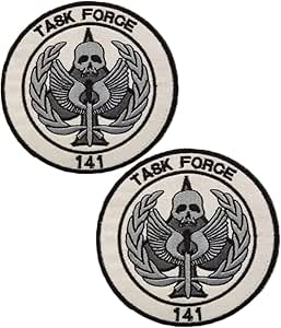 Amazon.com: C-All of D-uty Task Force 141 Logo Patches Hook and Loop Tactical Morale Applique ...
