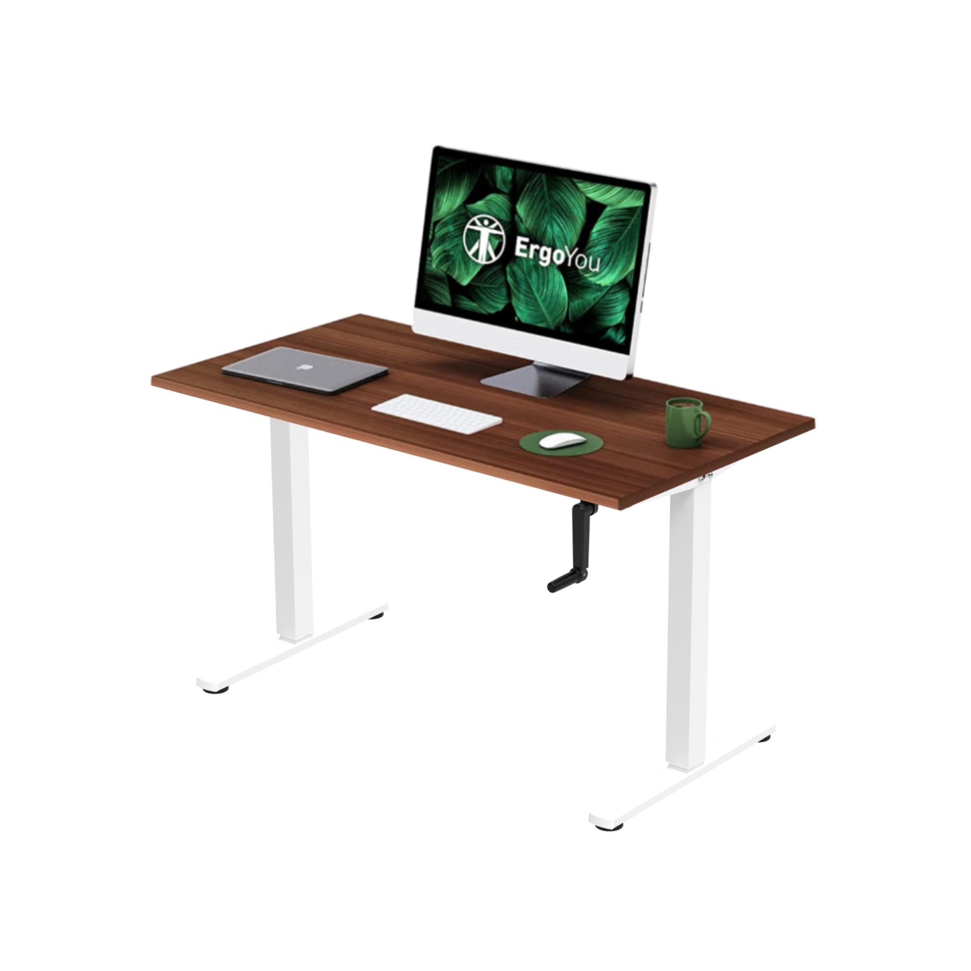 ErgoYou - Manual Height Adjustable Standing Table - 2 Stage - 60 Kgs ...