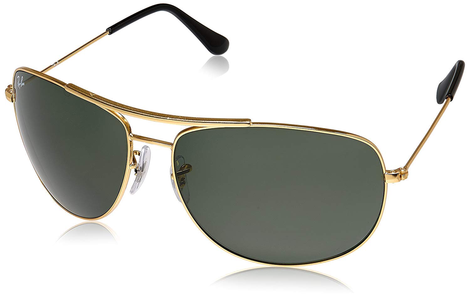 Ray-Ban UV Protected Sunglasses for Men( 0RB3412I|63 mm|Crystal Green ...