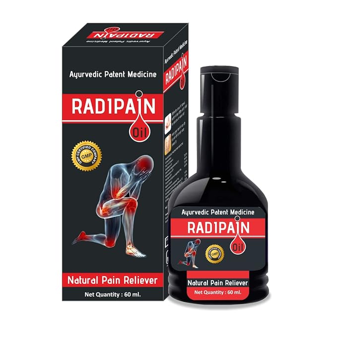 Radipain Herbal Pain Relief Oil | Helps in Back Pain, Muscle Pain ...