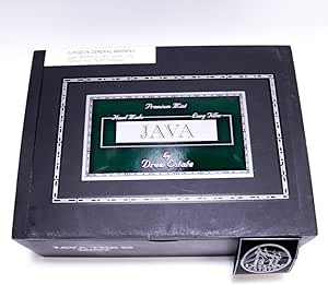 Amazon.com: Java The 58 Mint Empty Wood Cigar Box 8.25" x 6" x 3 ...