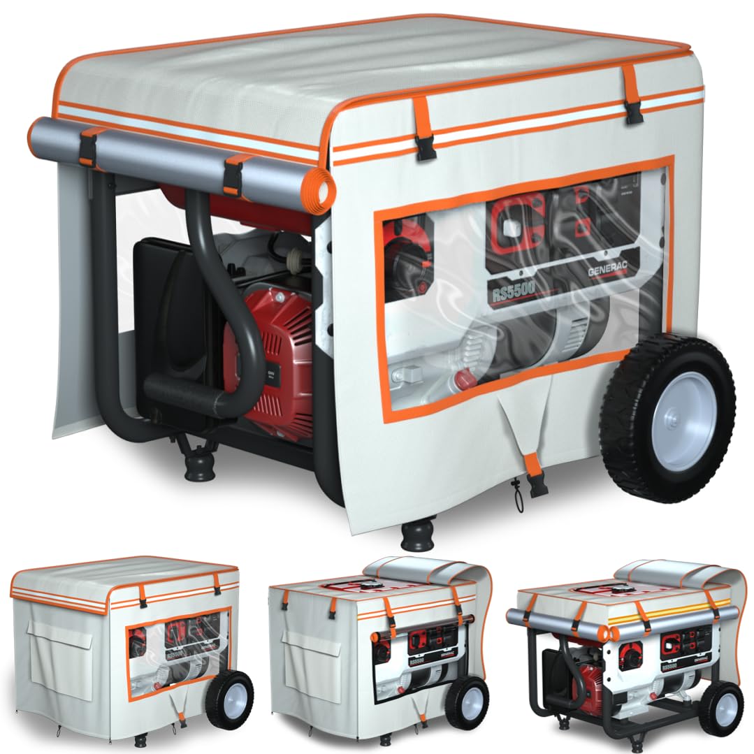 Amazon.com: Generator cover,(38"L x 28"W x 27"H) Generator Covers While Running,All Season ...