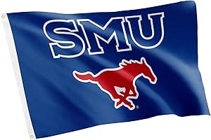 Amazon.com : Desert Cactus SMU Mustangs Flag - 3 x 5 Feet Southern ...