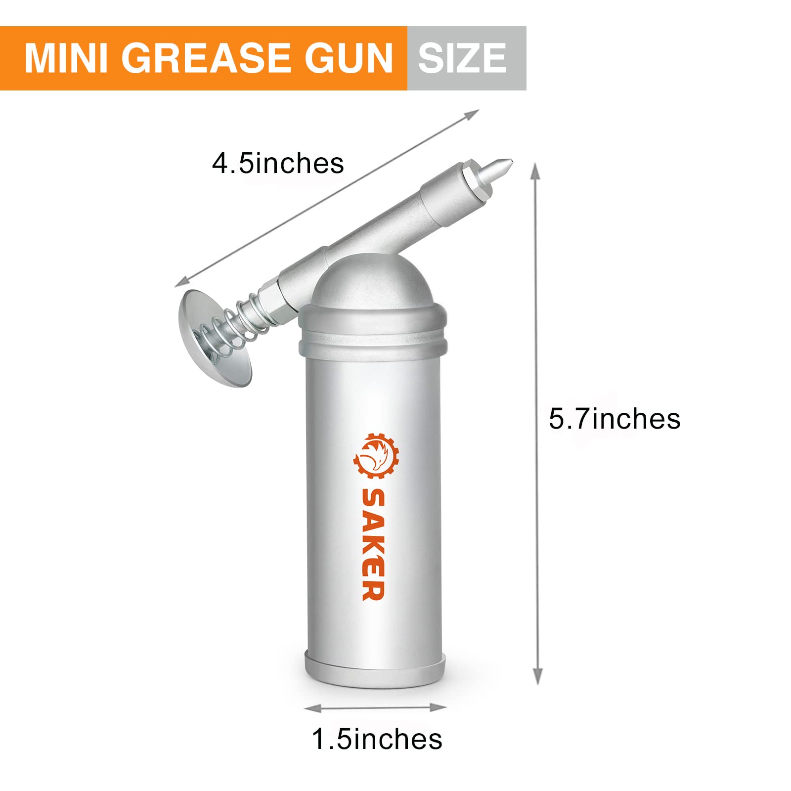 Snapklik.com : Saker Mini Grease Gun-Portable Multipurpose 1000PSI ...