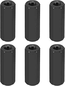 Amazon.com: PATIKIL M3 Hex Nuts, 6pcs M3 Threaded Spacers Aluminum 18mm ...