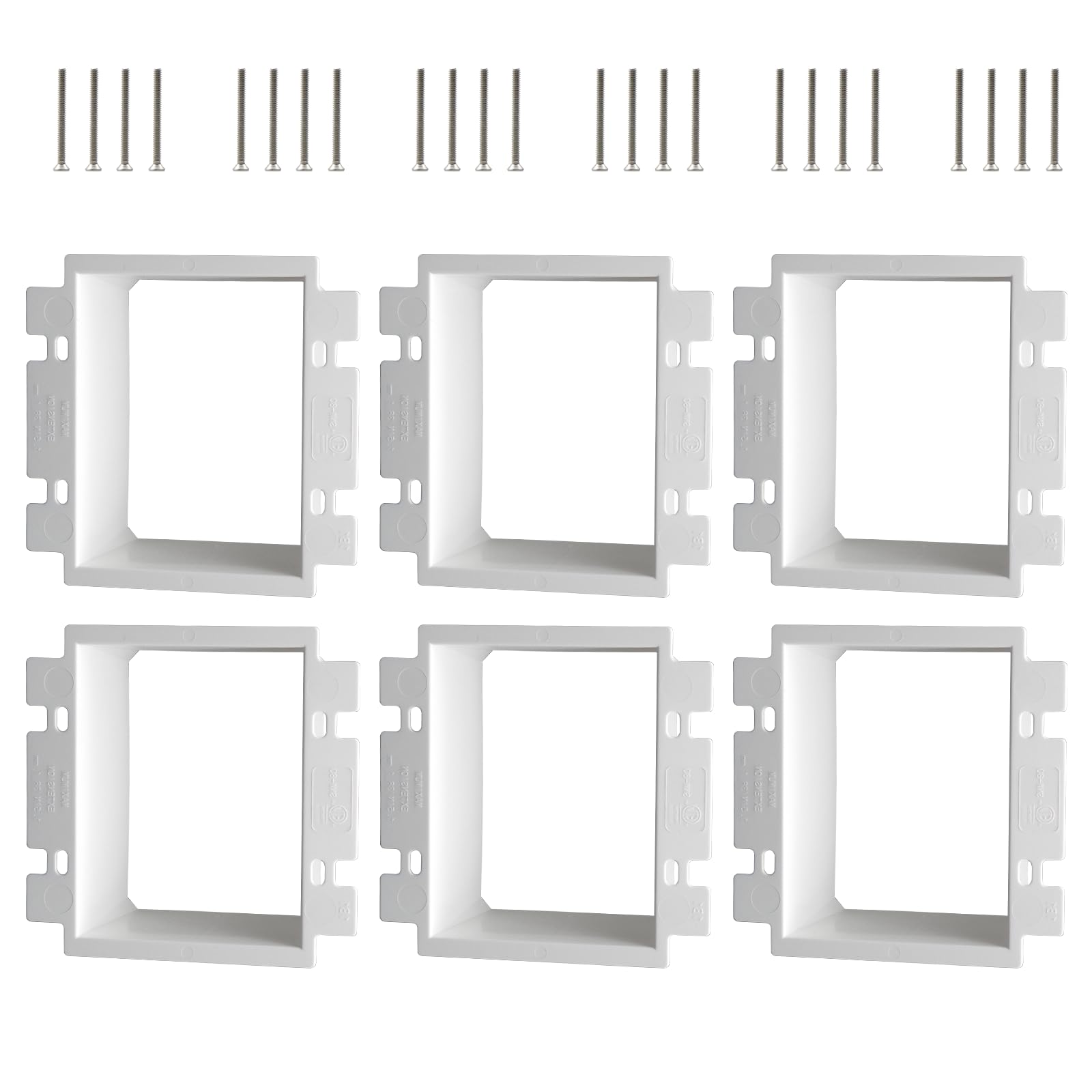 Snapklik.com : AIRTAK Outlet Box Extender 2-Gang, Non-Metallic ...