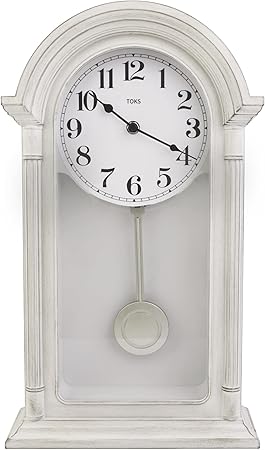Amazon.com: Lily's Home Elegant Vintage Wall Clock Pendulum Wall Clock ...