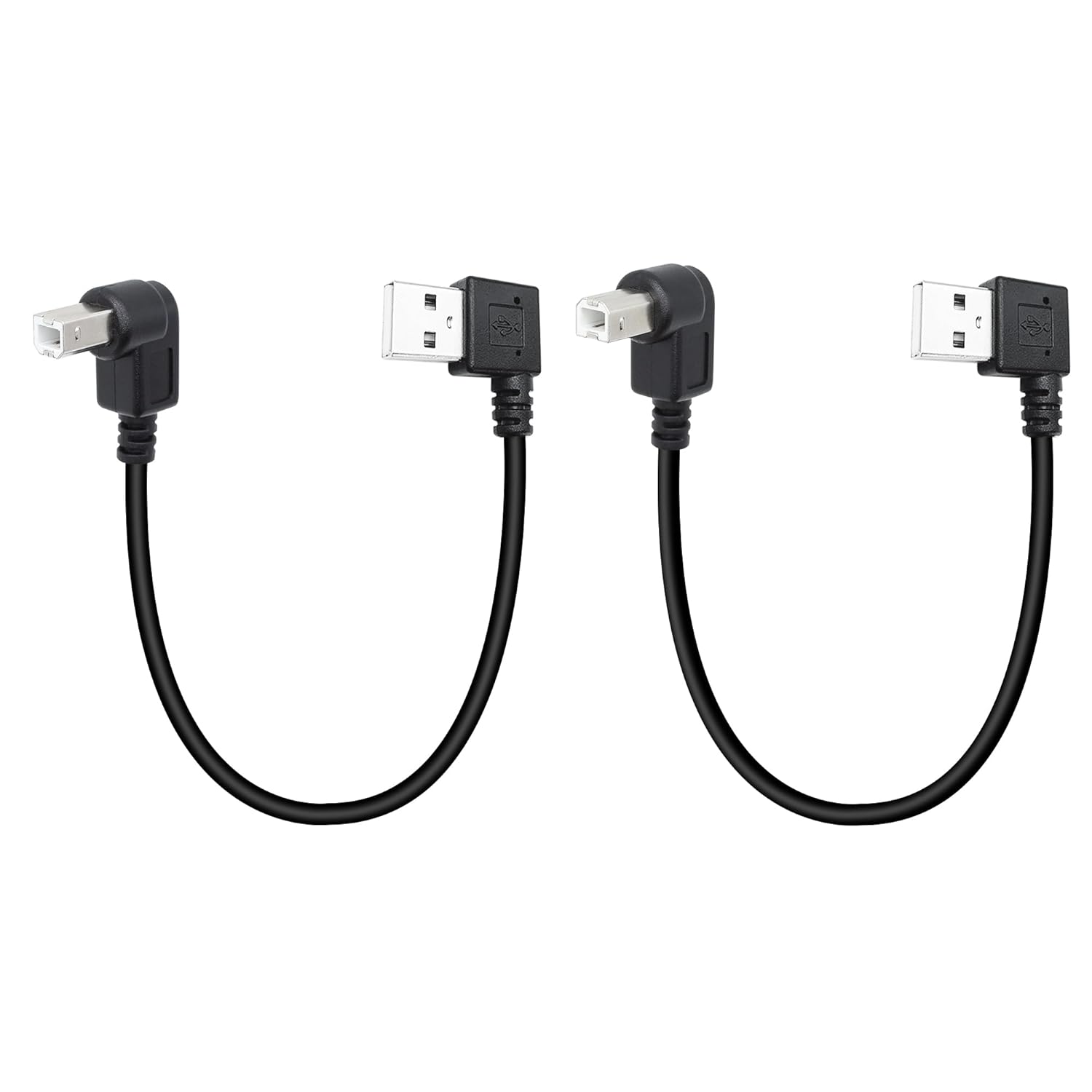 Amazon.com: Kallaudo 90 Degree Short USB Printer Cable 25CM Left Angle ...