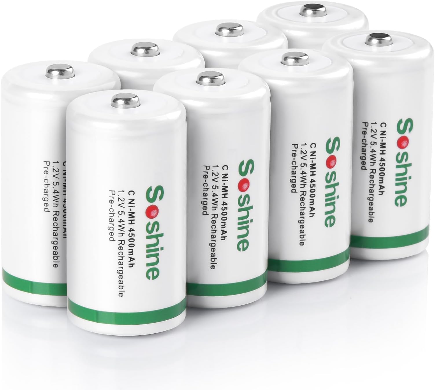 Amazon.com: EBL C Size C Cell 5000mAh Ni-MH Rechargeable Batteries ...