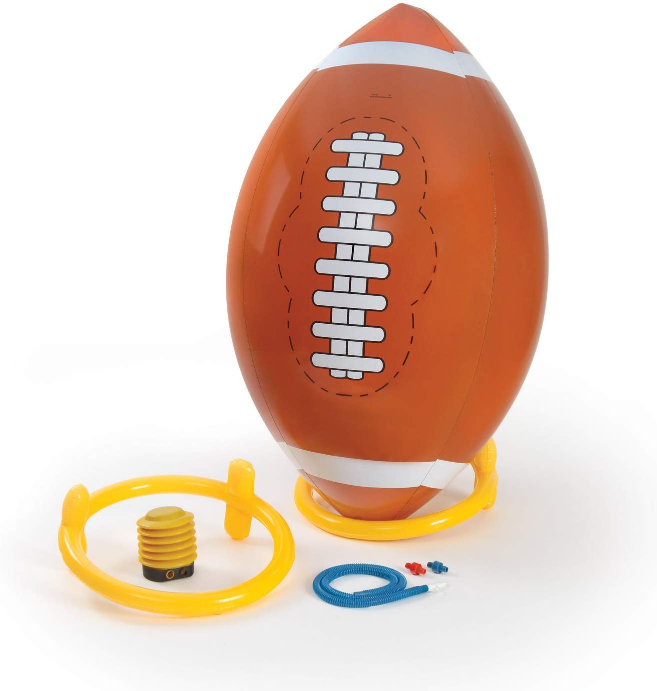 Buy 4 Foot Giant Inflatable Football with Tee and Pump - Jumbo ...