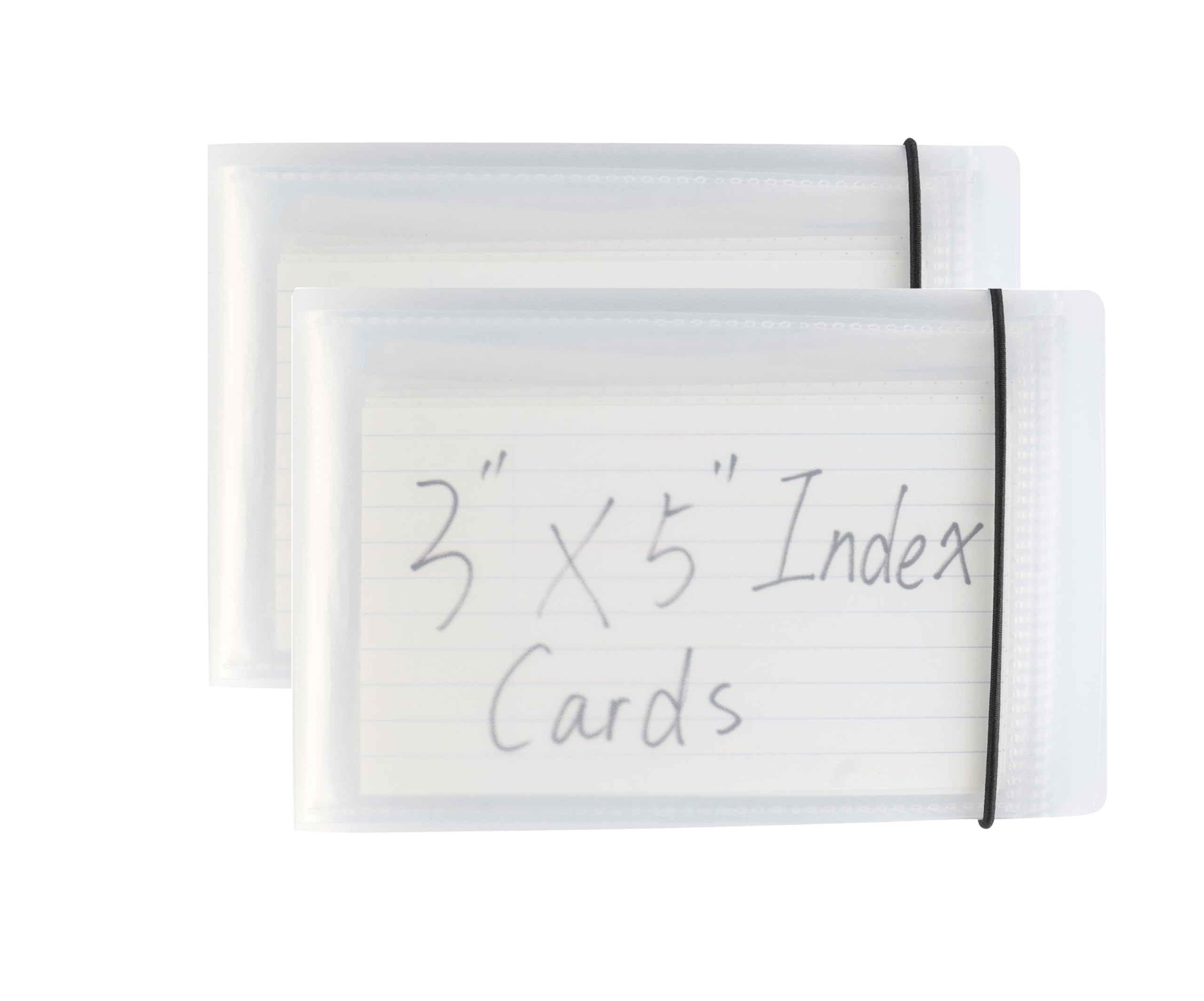 Amazon.com : YOAVIP 3x5 Index Cards Clear Plastic Holder Pouches Small ...