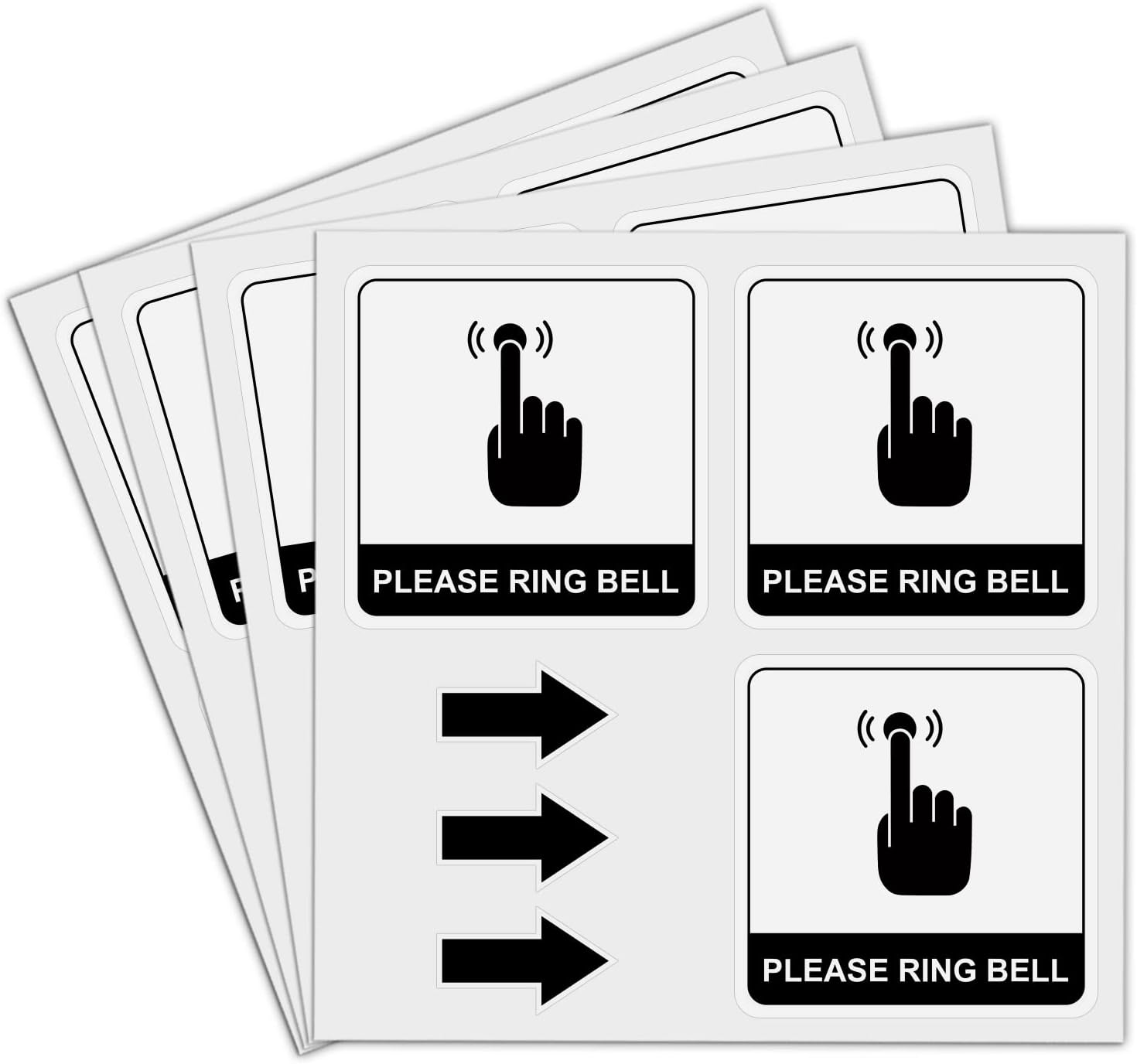 Amazon.com: Custom Engraved 3x1 Vertical Black Ring Bell Doorbell Sign ...