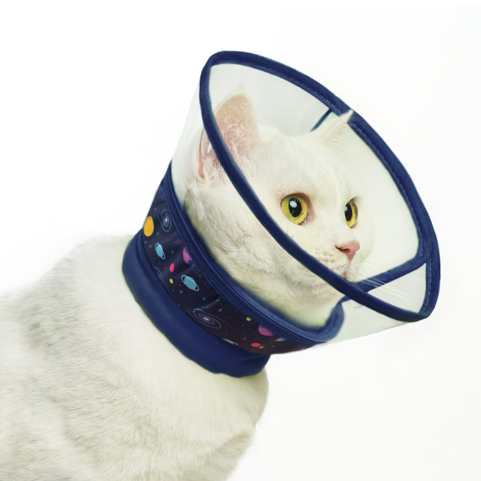 Amazon.com : PUPTECK Cat Cone Collar Soft for Neck, Cat Recovery Collar ...