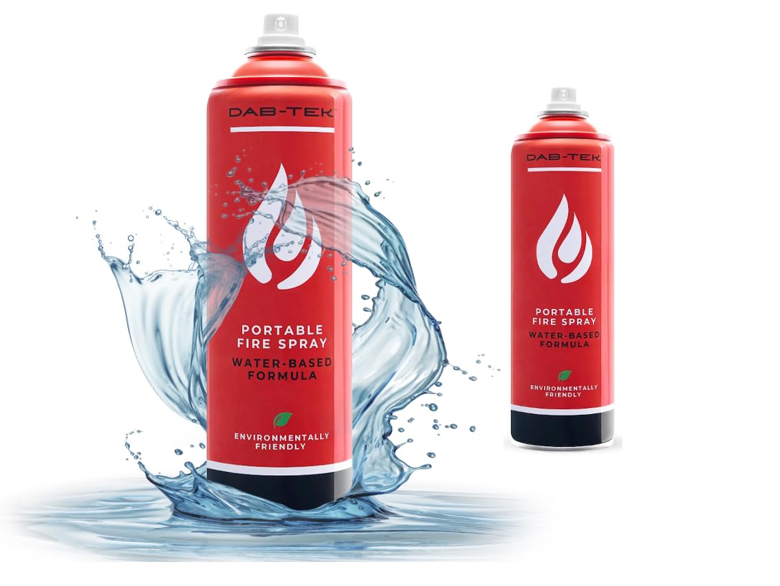 [2-PACK] All-In-1 Inferno by DAB-TEK Portable Fire Spray & Fire ...