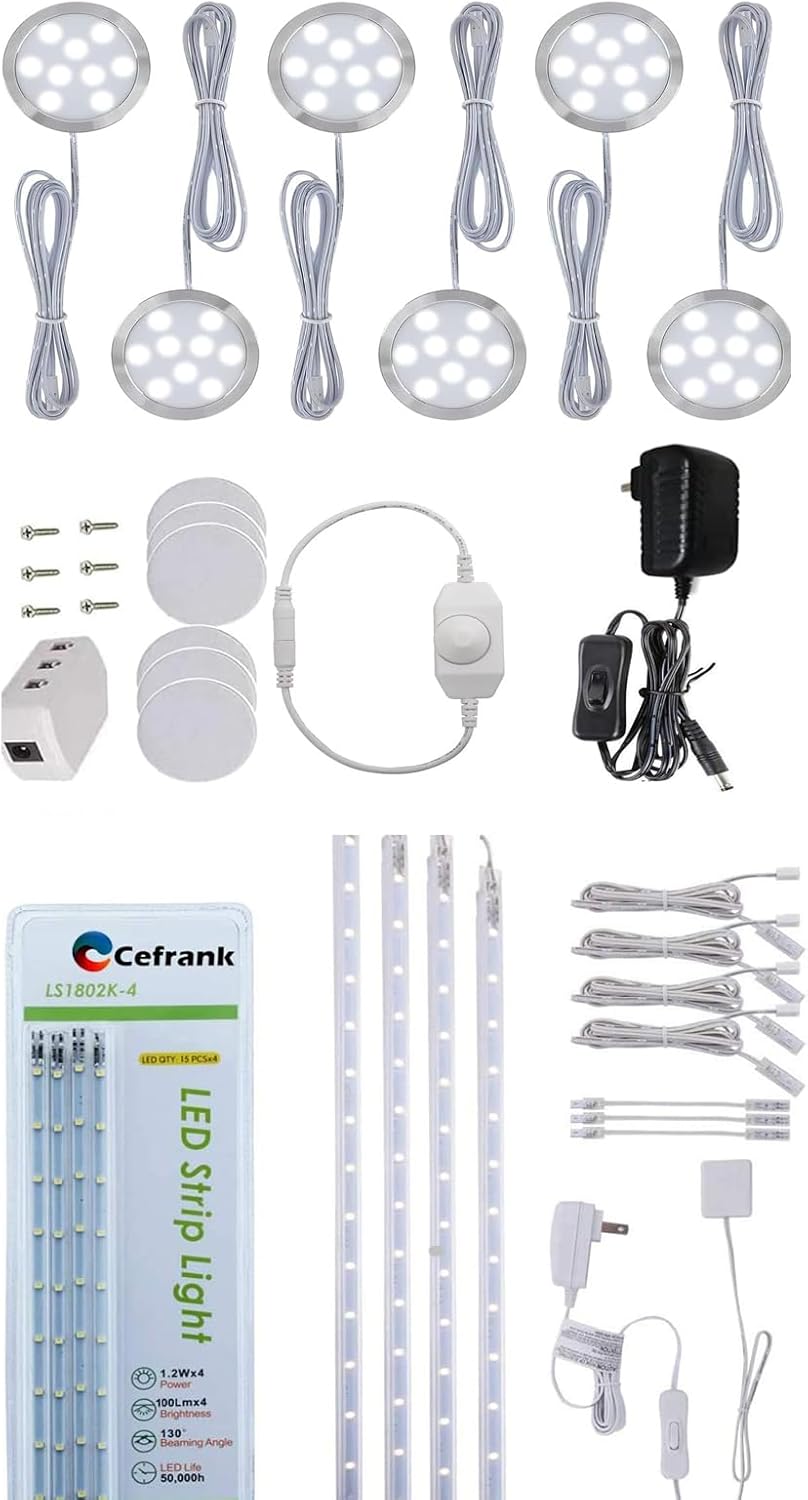 Amazon.com: LED Display Light Bar Kit - (4) 16inches Plug-in Linkable ...