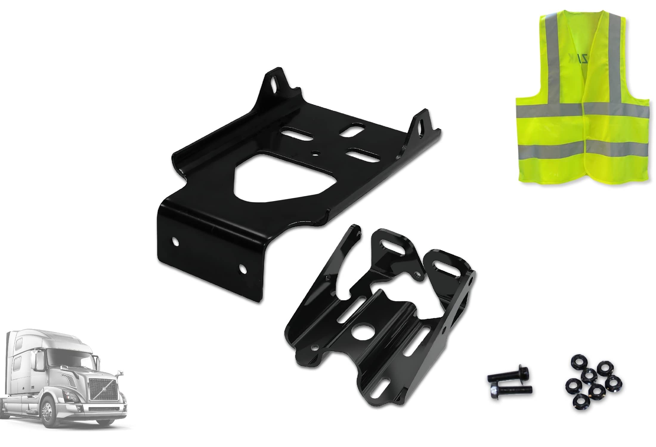 Amazon.com: Kozak Aftermarket Replacement Direct Fit Bumper Bracket Set ...