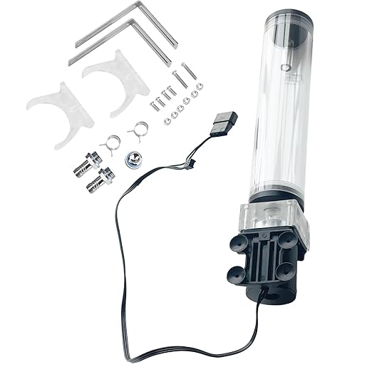 Amazon.com: Pump Tank Reservoir Combo for Pc Water Cooling System,600ml ...