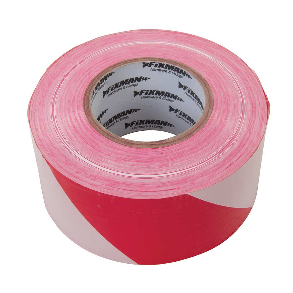 70mm X 500m Red White Hazard Tape Chevron Striped Safety | Desertcart ...