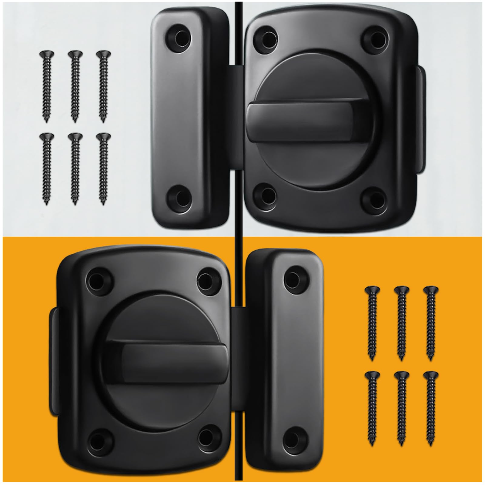 ANTEISI French Door Locks Inner Door Lock Latch,Single Door Door Safety ...