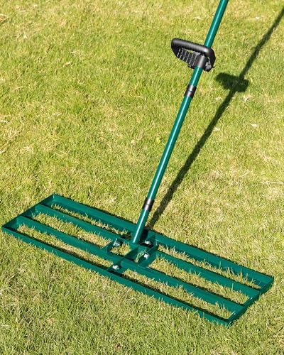 Amazon.com : HUZSV Lawn Leveling Rake 30x10 inch,Stainless Steel Lawn ...