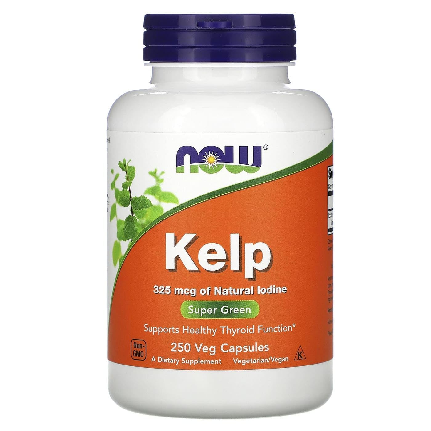 Amazon.com: NOW Supplements, Kelp 325 mcg of Natural Iodine, Supports ...