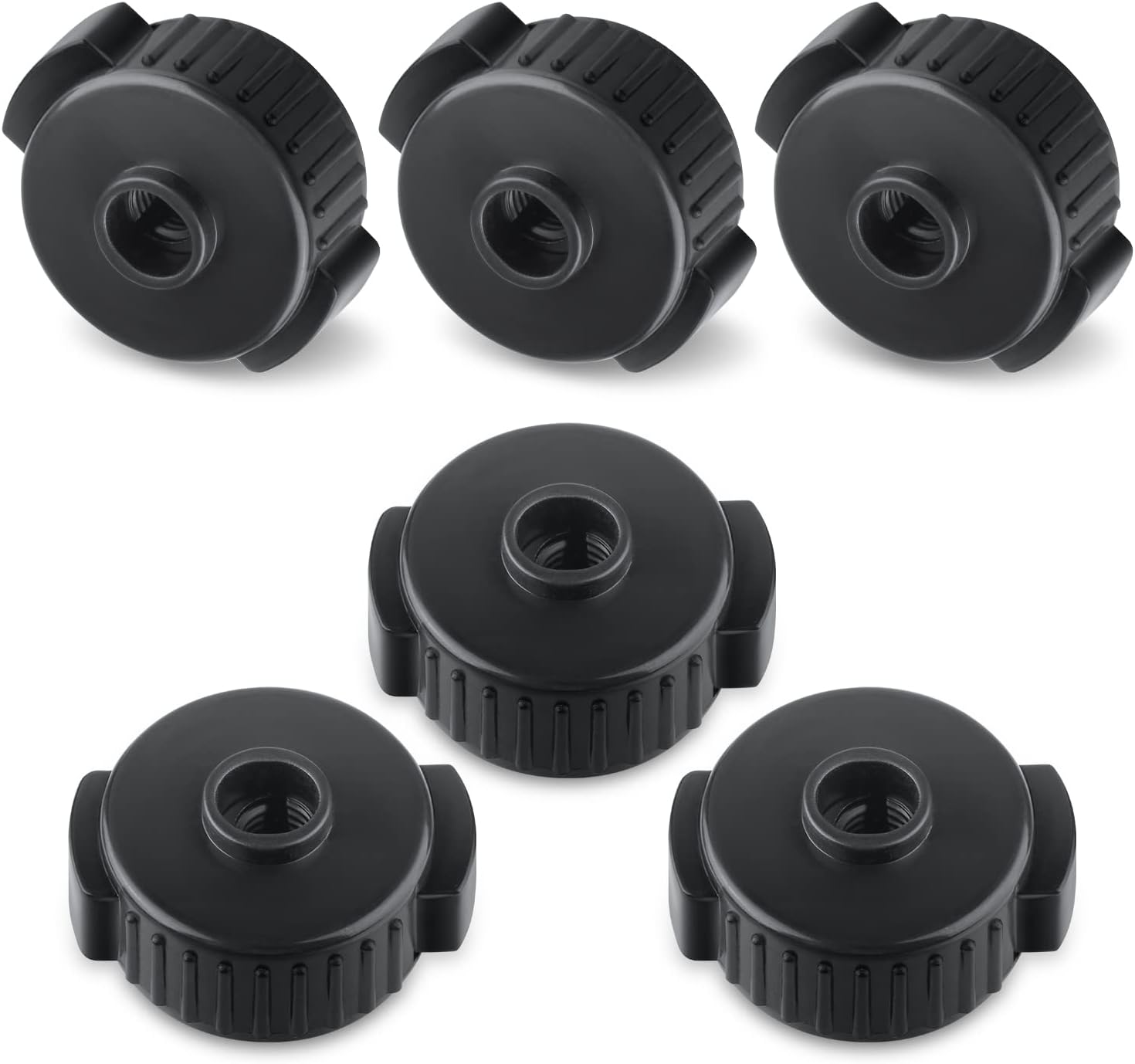 Amazon.com: 6pcs Quick Release Cymbal Nuts, 8mm Cymbal Mate Nut Black ...