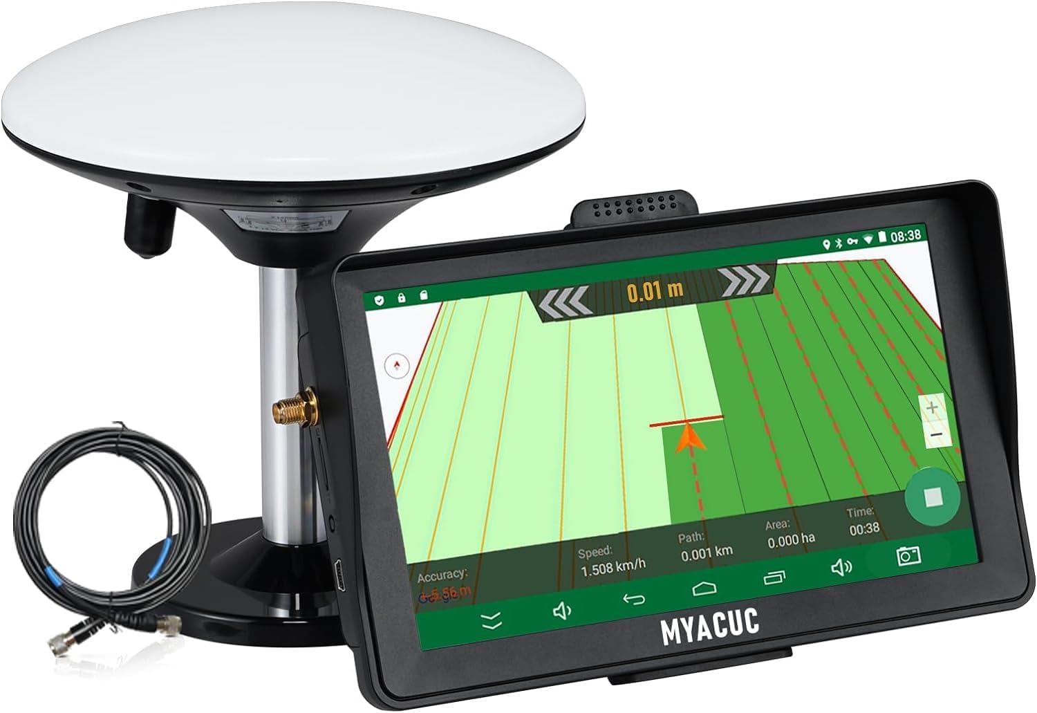Amazon.com: MYACUC Tractor GPS Navigator 7" Touch Screen GNSS ...