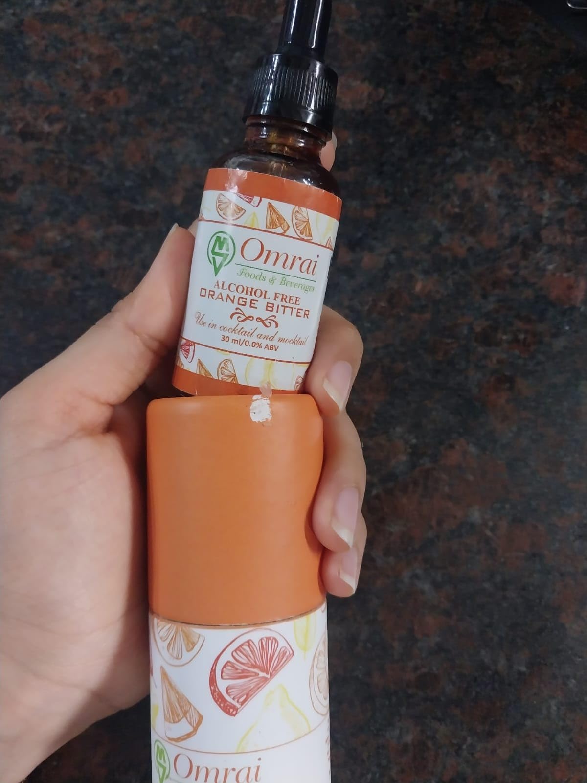 Omrai Foods Cherry Bitter 30ml for Cocktails & Mocktails | Alcohol Free ...