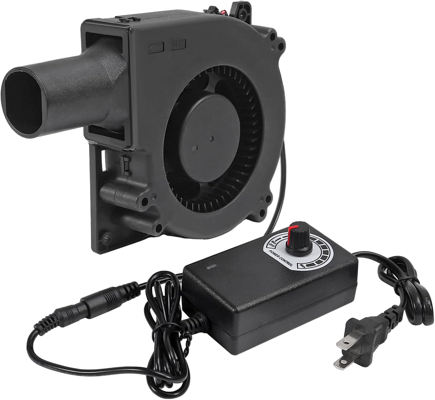 Amazon.com: DORHEA 120mm BBQ Fan 12V Blower Brushless with 110V/120V ...