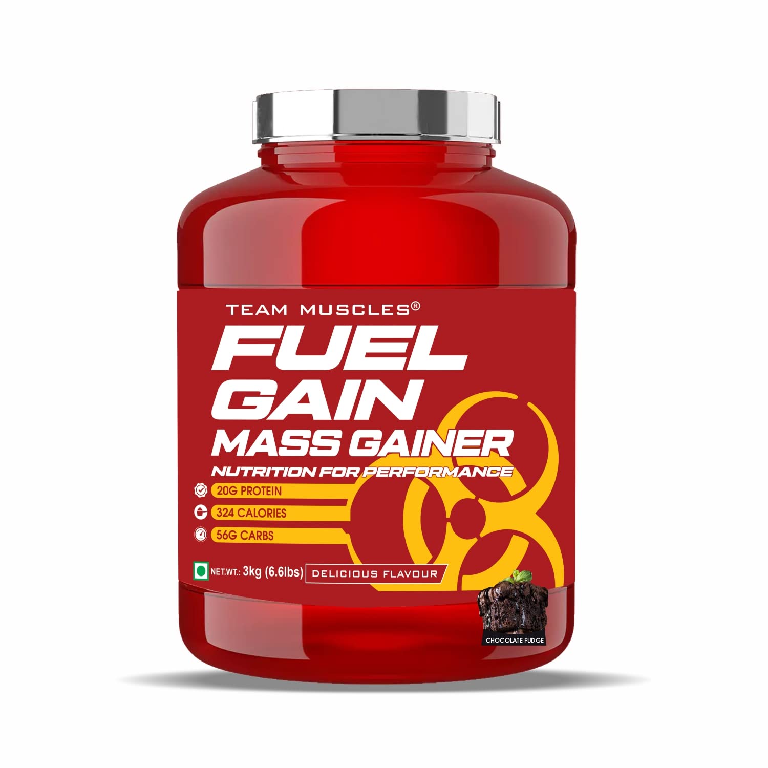 TM WITH TEAM MUSCLES Fuel Gain Mass Gainer-3 Kg| Weight Gainer|Heavy ...