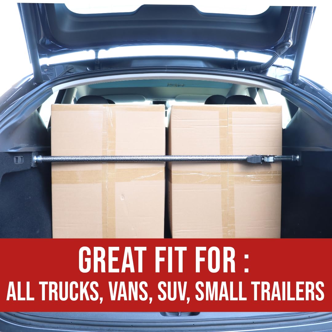 Snapklik.com : BoxerTool Ratcheting Cargo Bar Heavy Duty Adjustable 40 ...