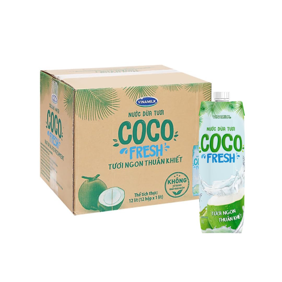 Amazon.co.jp: VINAMILK Coconut Water Coco Fresh NUOC DUA TUOI COCO ...