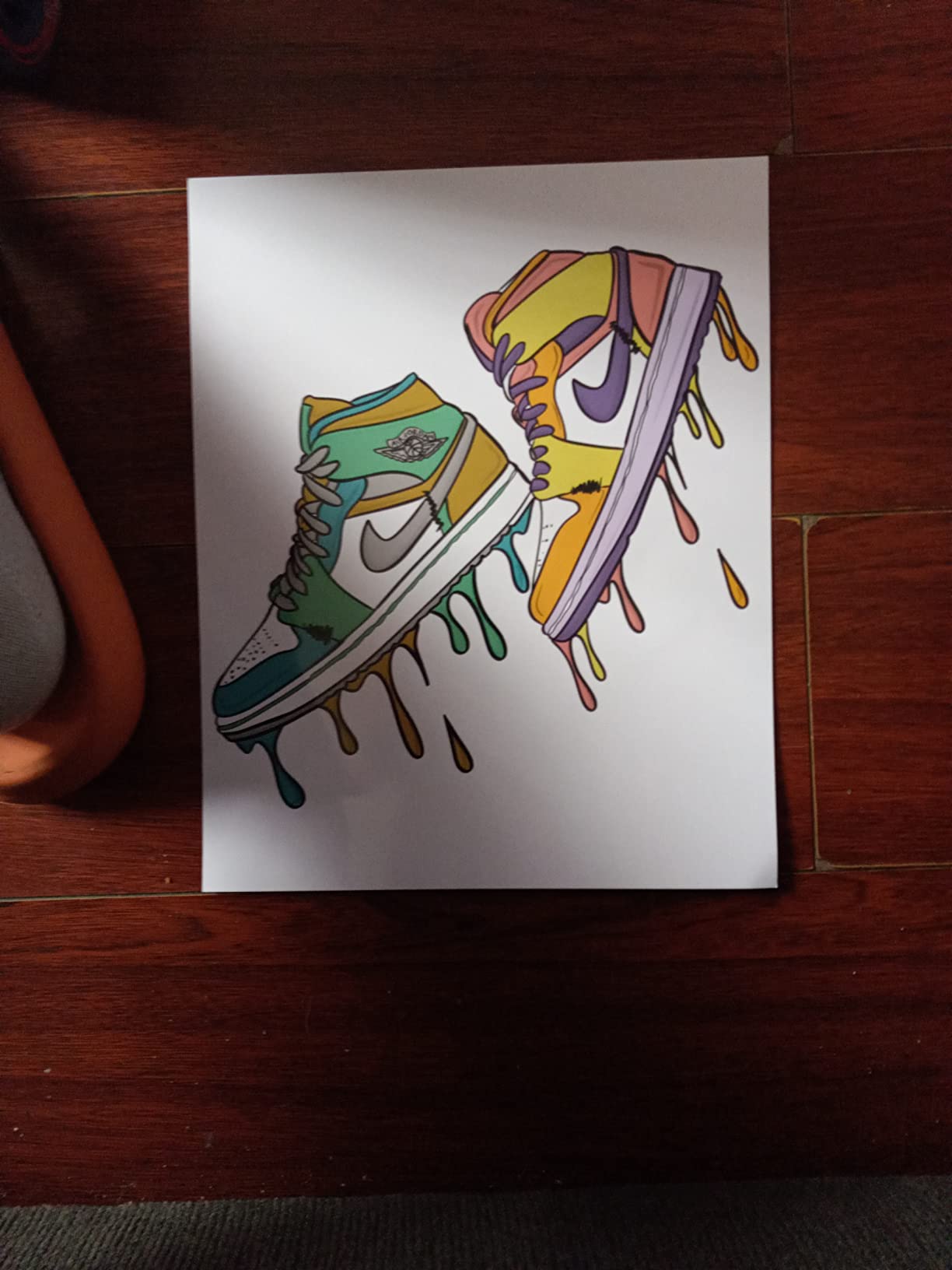 $2/mo - Finance Nilem Design Sneaker Poster Hypebeast Room Decor Shoes ...