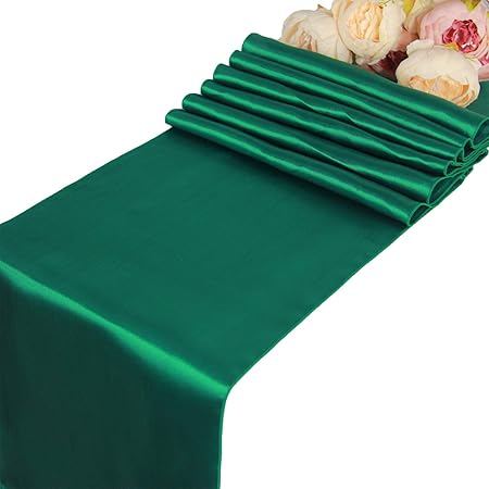Amazon.com: Efavormart 9FT Hunter Emerald Green Geometric Table Runner ...