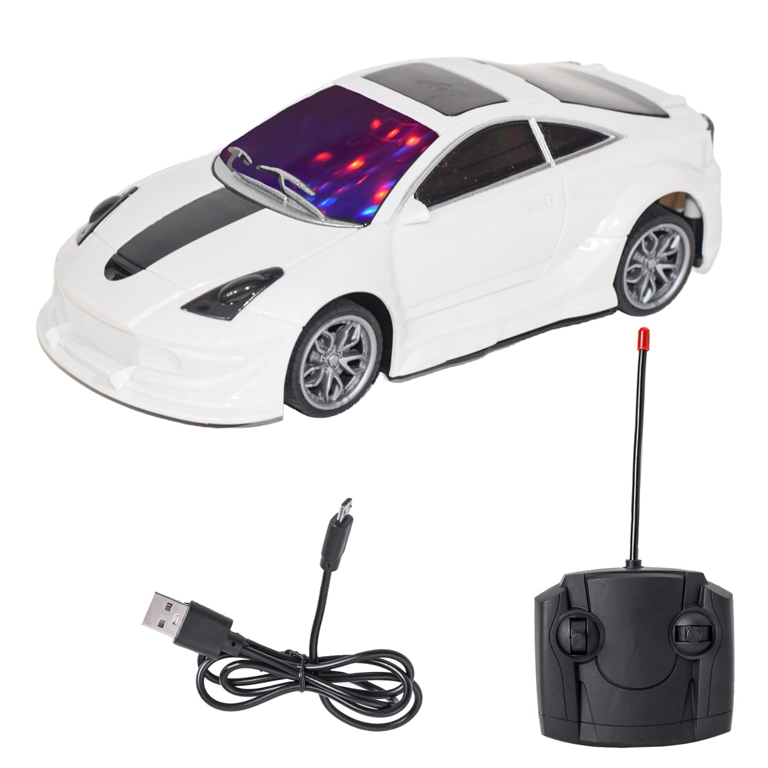 WISHKEY Plastic Sports Design RC Car, Remote Control Car Glossy Finish ...