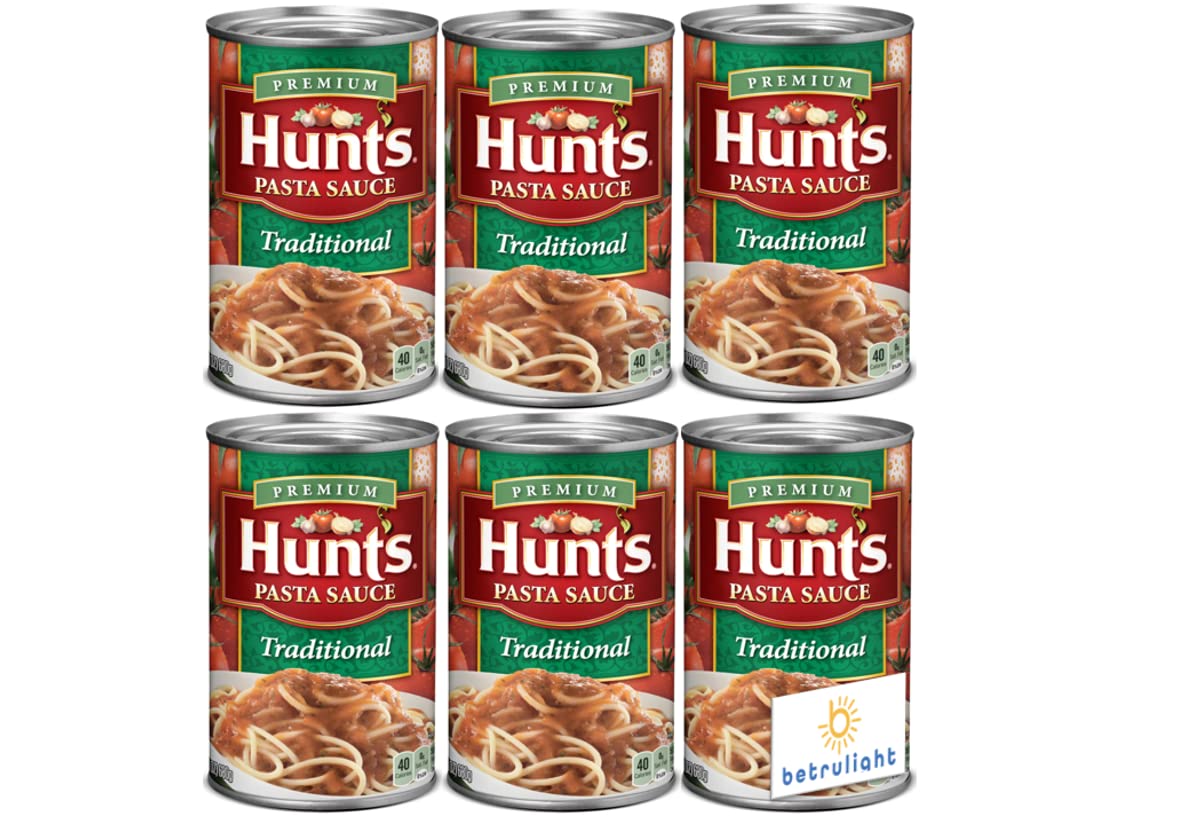 Amazon.com: BETRULIGHT- Hunt’s Premium Traditional Pasta Sauce| Hunts ...