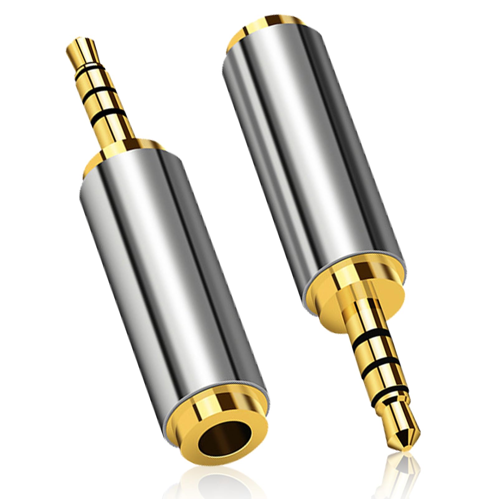 IBEIKE Headphone Jack Adapter - 2pcs 2.5mm to 3.5mm Audio Jack, 4-Pole ...