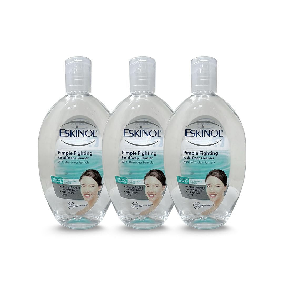 Amazon.com: Eskinol Pimple Fighting Facial Deep Cleanser, with ...