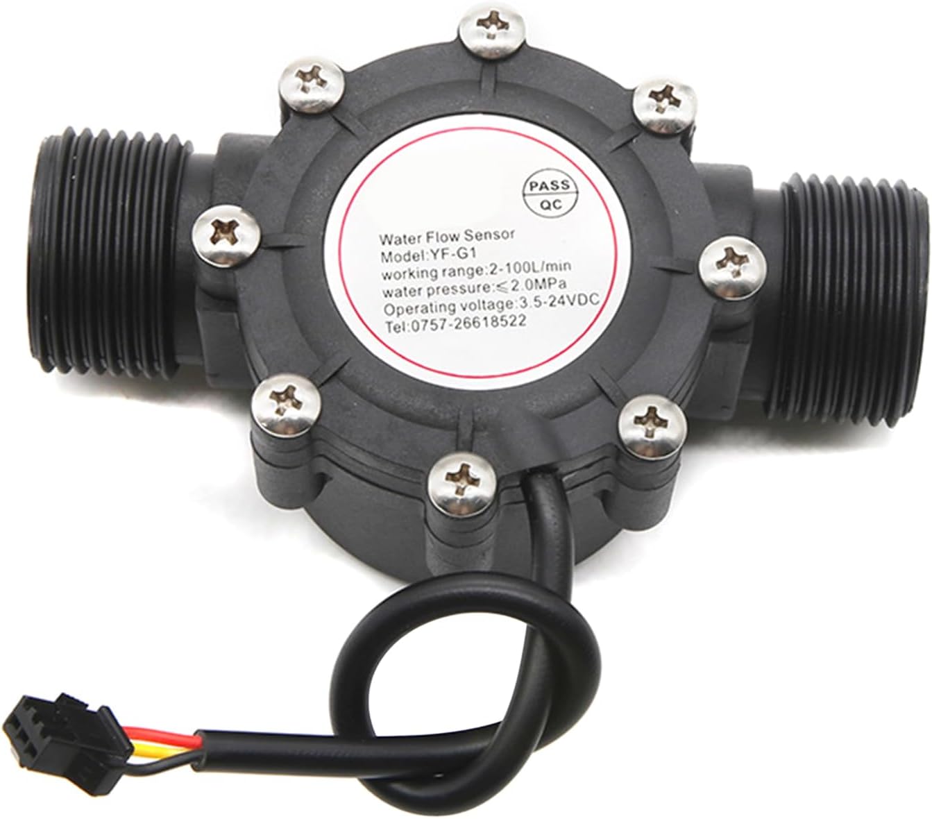 Amazon.com: DN25 Water Flow G1 External Threaded Water Sensor Liquid ...