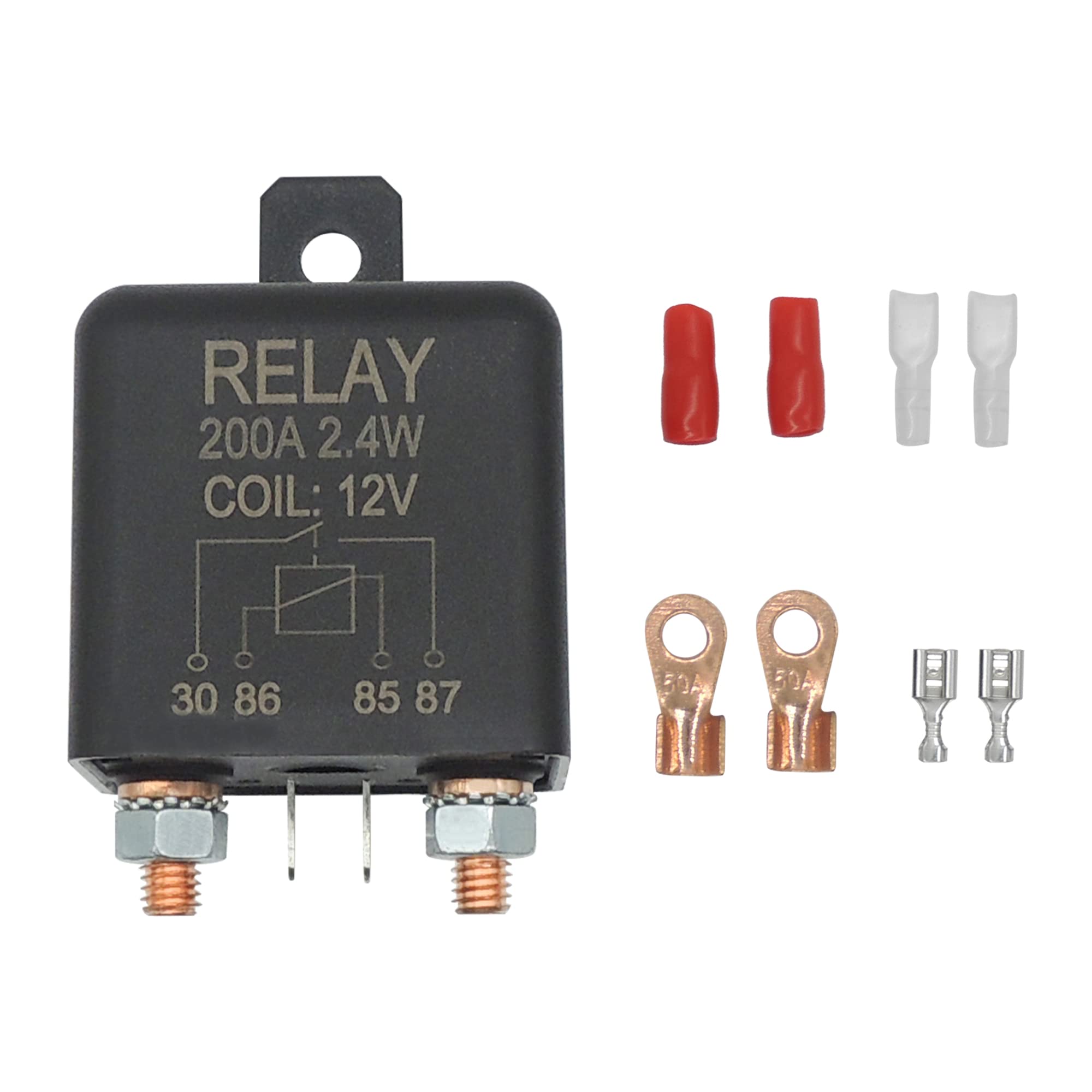 Buy HISportsHeavy Duty Relay,12 V 200 A Car relay,Heavy Duty Battery ...