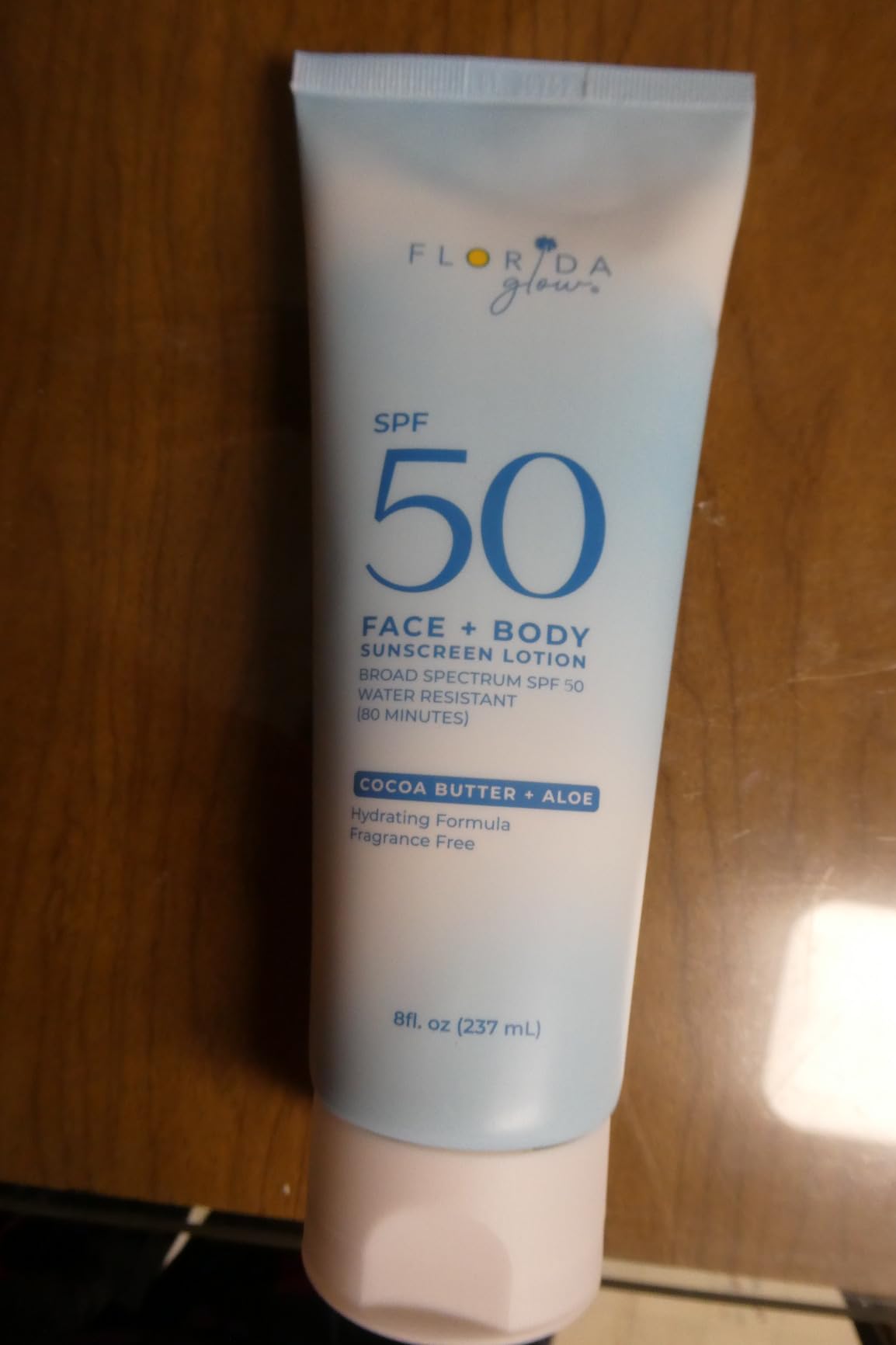 Amazon.com: Florida Glow Water Based Sunscreen Lotion SPF 50, 8 OZ ...