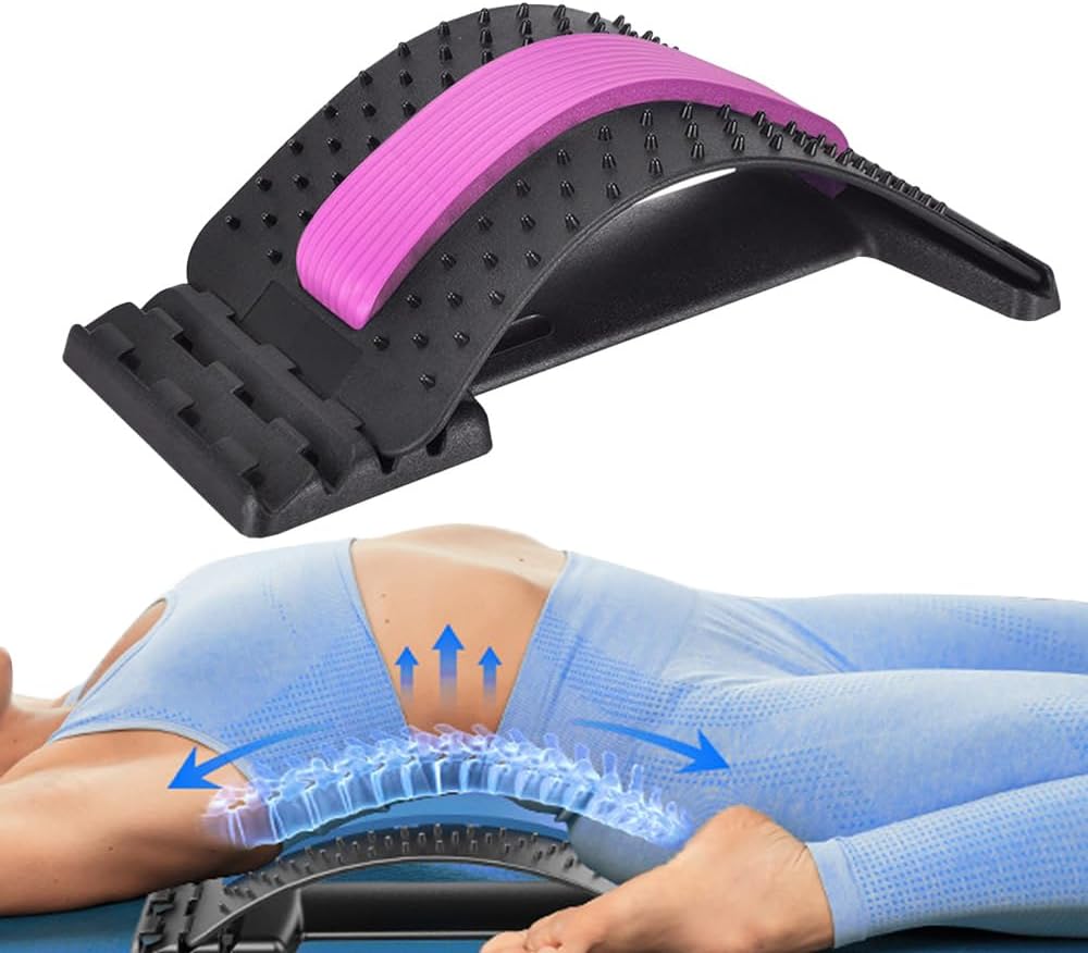 Amazon.com: YooYuan Back Stretcher for Lower Back Pain Relief, 4 Level ...