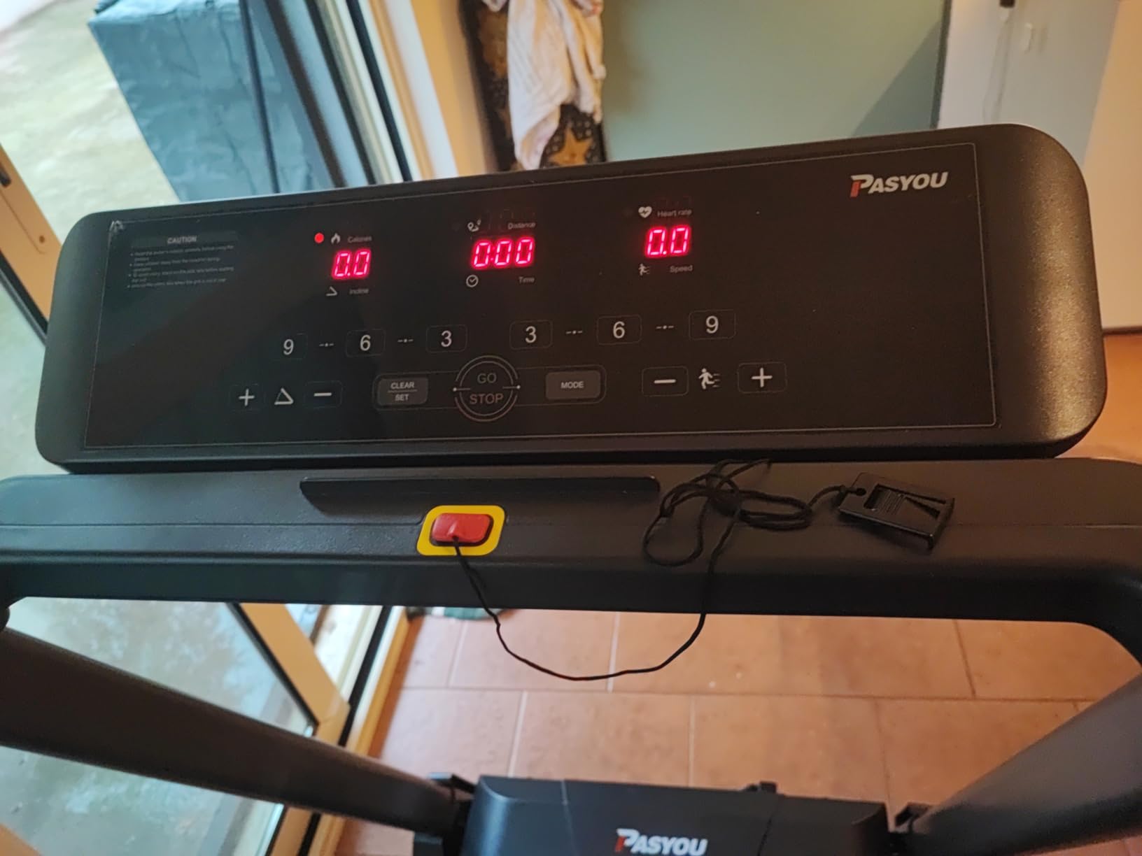 PASYOU Tapis Roulant Elettrico Pieghevole, 2.5PS Velocità 1-16KM/H ...