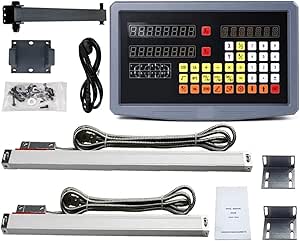 Lathe Dro, Dro Set Digital Readout Kit With 2PCS Linear Scales Encoder ...
