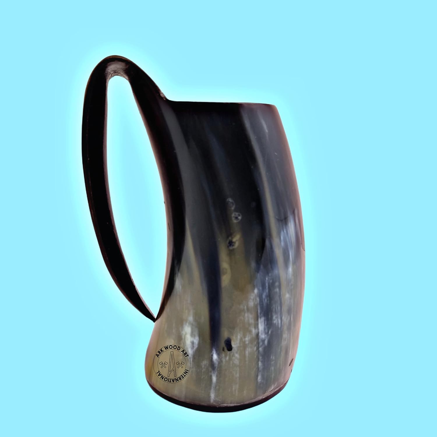 Amazon.com | Viking Drinking Horn Mug, Natural Ox Horn Cup & Coffee ...